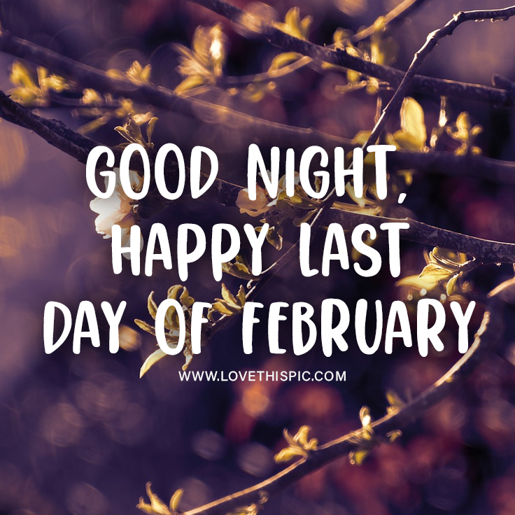 Good Night, Happy First Day Of February Pictures, Photos, and Images ...