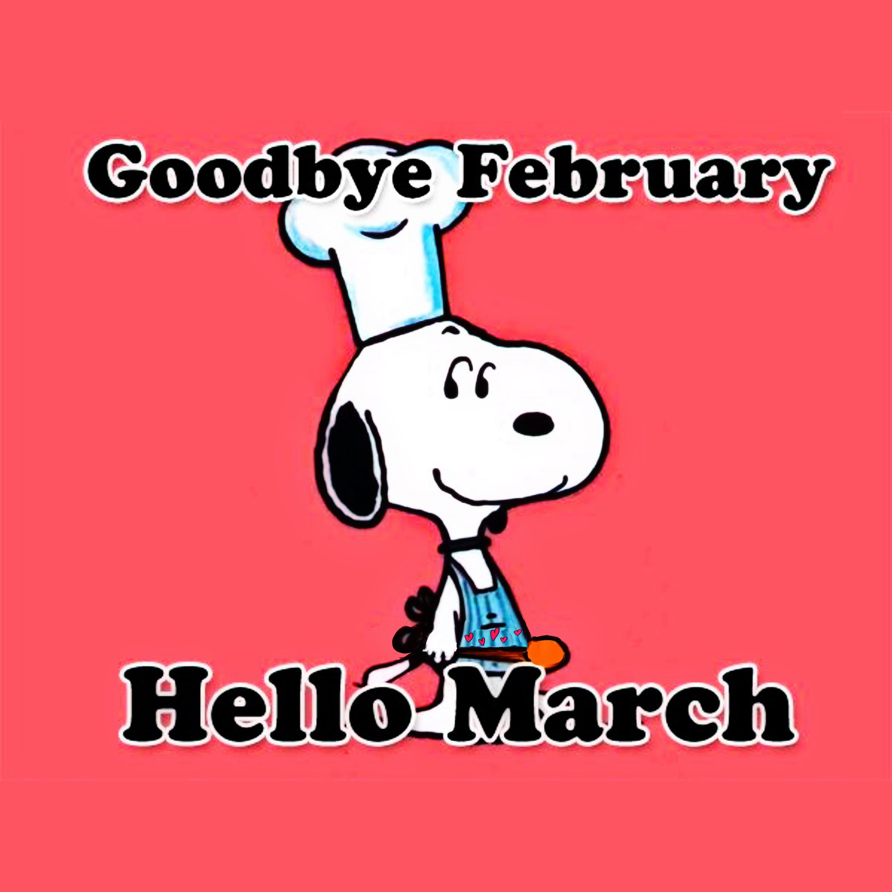 Chef Snoopy - Goodbye February, Hello March Pictures, Photos, and ...