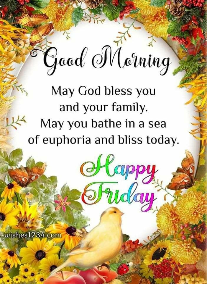 May God Bless You And Your Family. May You Bathe In A Sea Of Euphoria ...