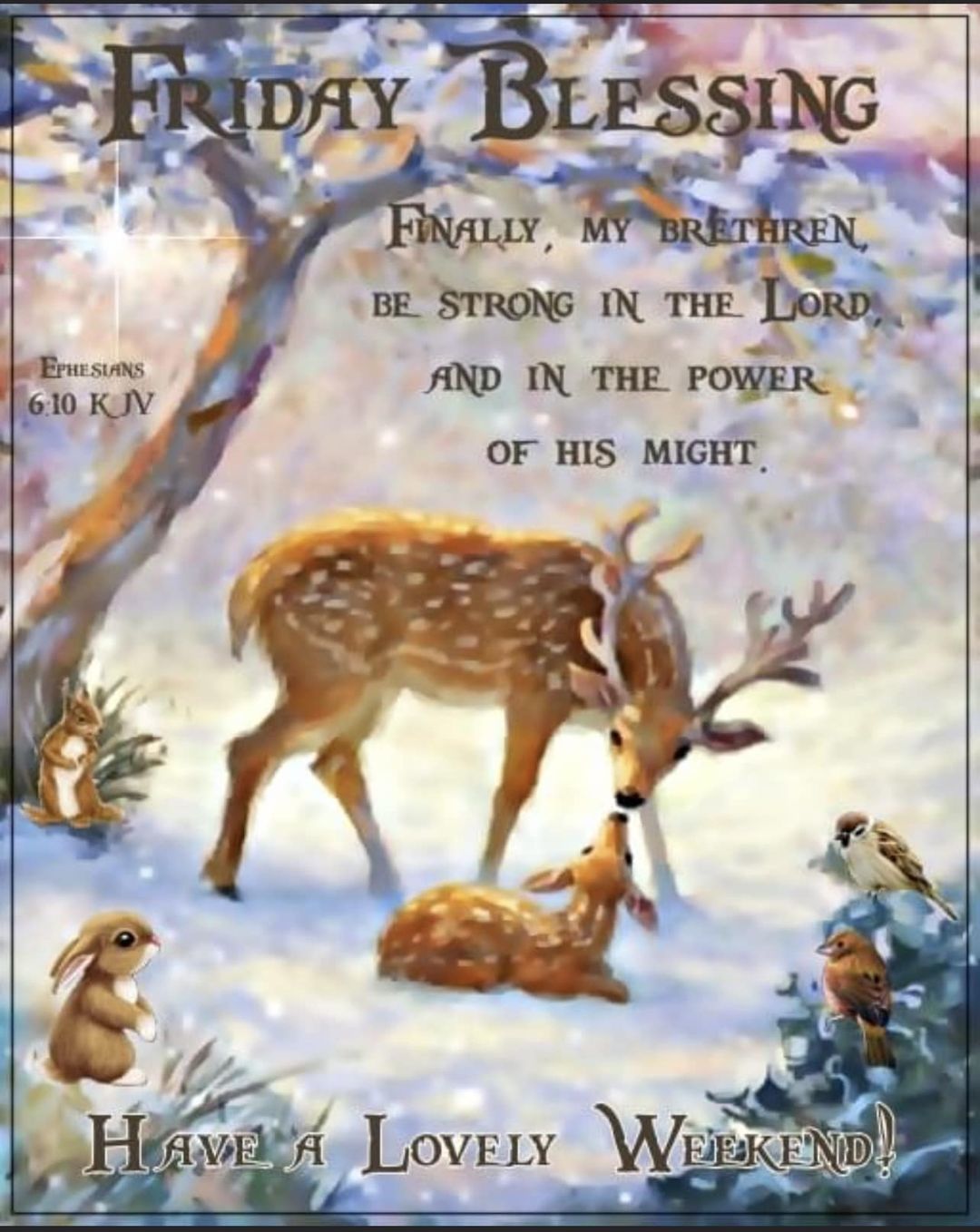 Friday Blessing Via Ephesians 6:10 Pictures, Photos, and Images for ...