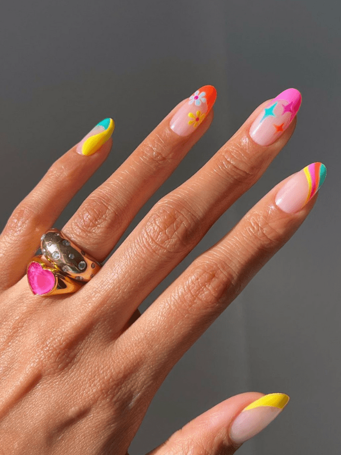 Mix March Colorful Nails For Summer Pictures, Photos, and Images for ...