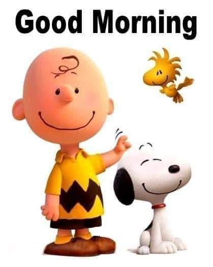 Good Morning Greeting From Snoopy, Charlie Brown And Woodstock Pictures ...