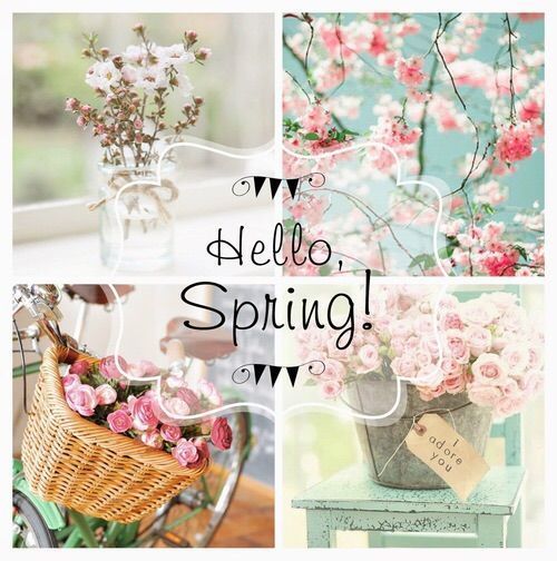 Pretty Hello Spring Collage Pictures, Photos, and Images for Facebook ...