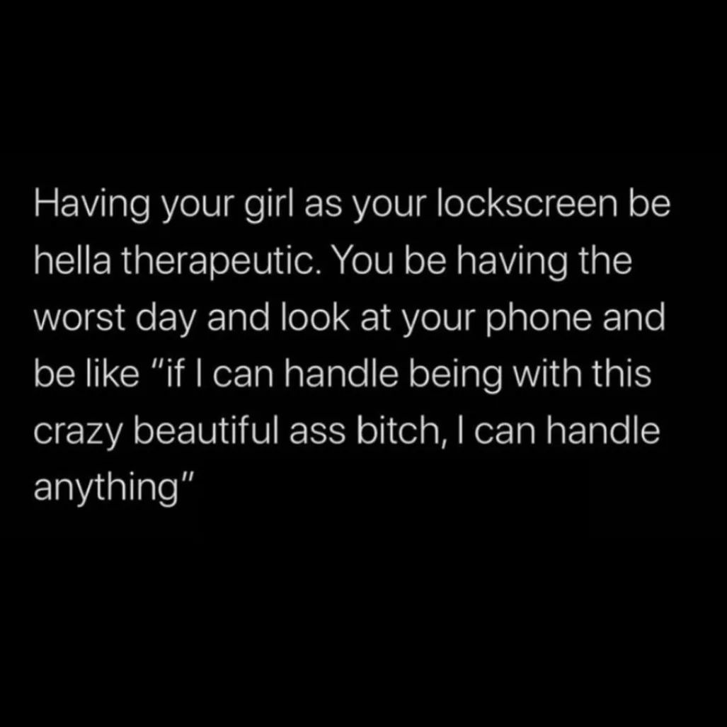 Having Your Girl As Your Lockscreen Be Therapeutic Pictures, Photos ...