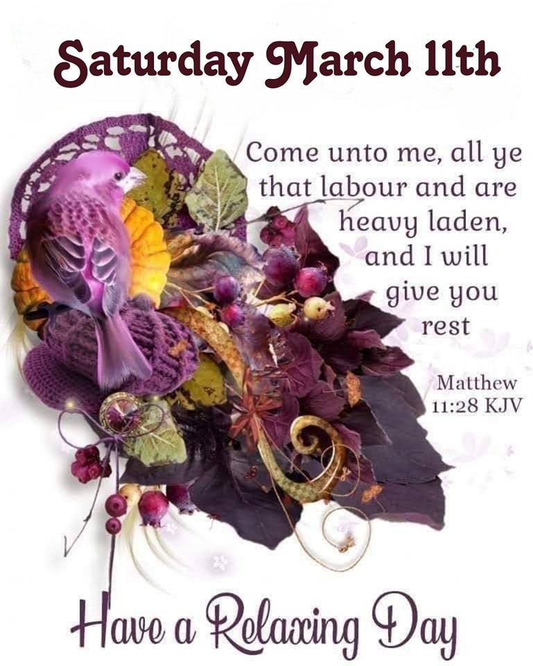 Saturday March 11th Pictures, Photos, and Images for Facebook, Tumblr ...