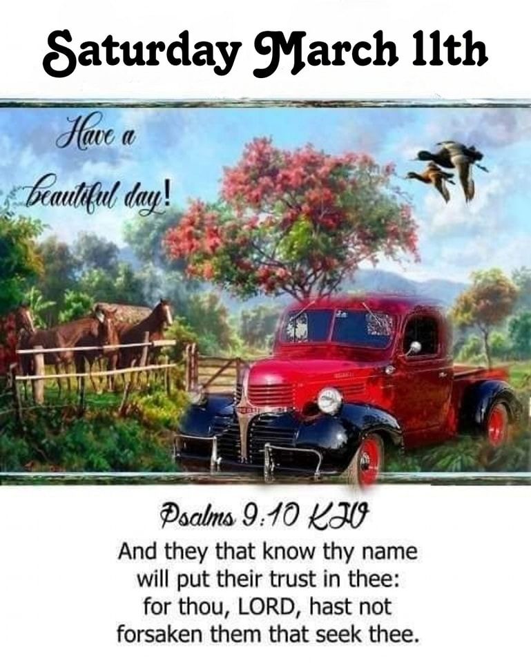 Saturday March 11 Via Psalm 9:10 Pictures, Photos, and Images for ...