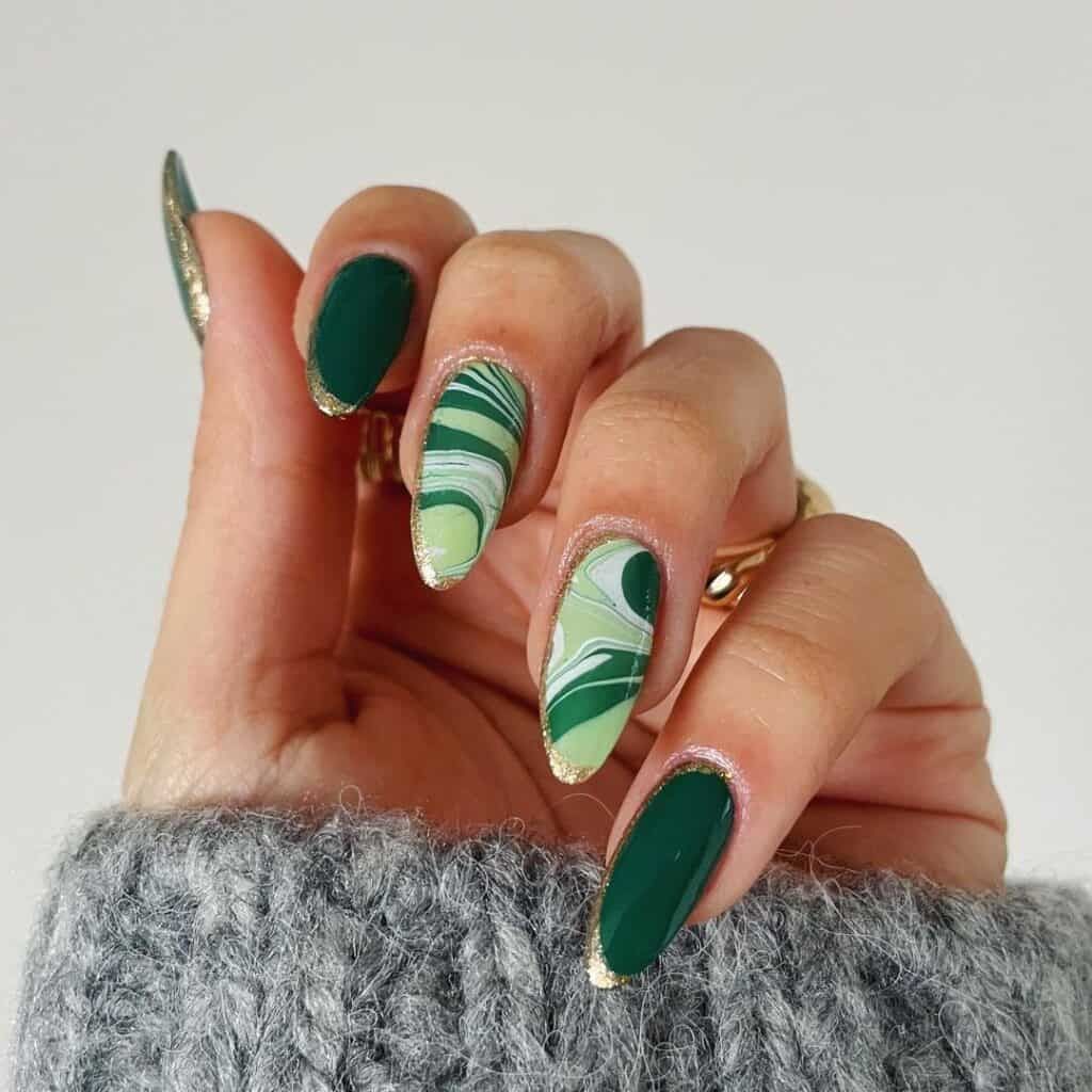 Water Marble Green Nails Pictures, Photos, and Images for Facebook ...