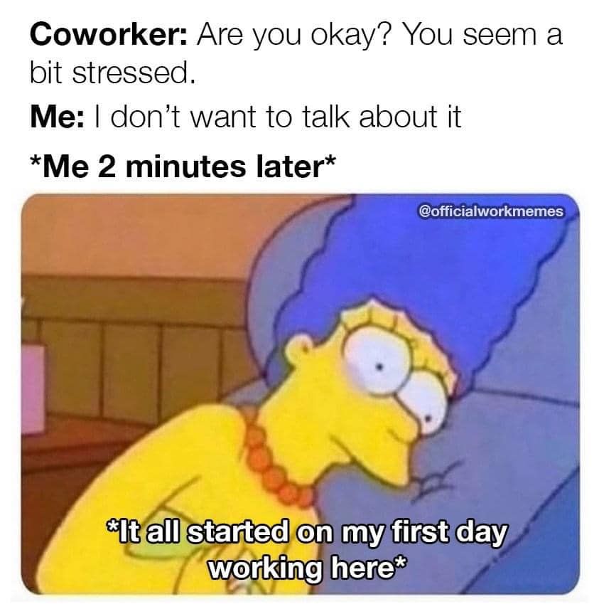 It All Started On My First Day Working Here Pictures, Photos, and ...