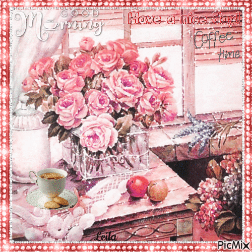 Girly Good Morning Coffee Time Gif Pictures, Photos, and Images for ...