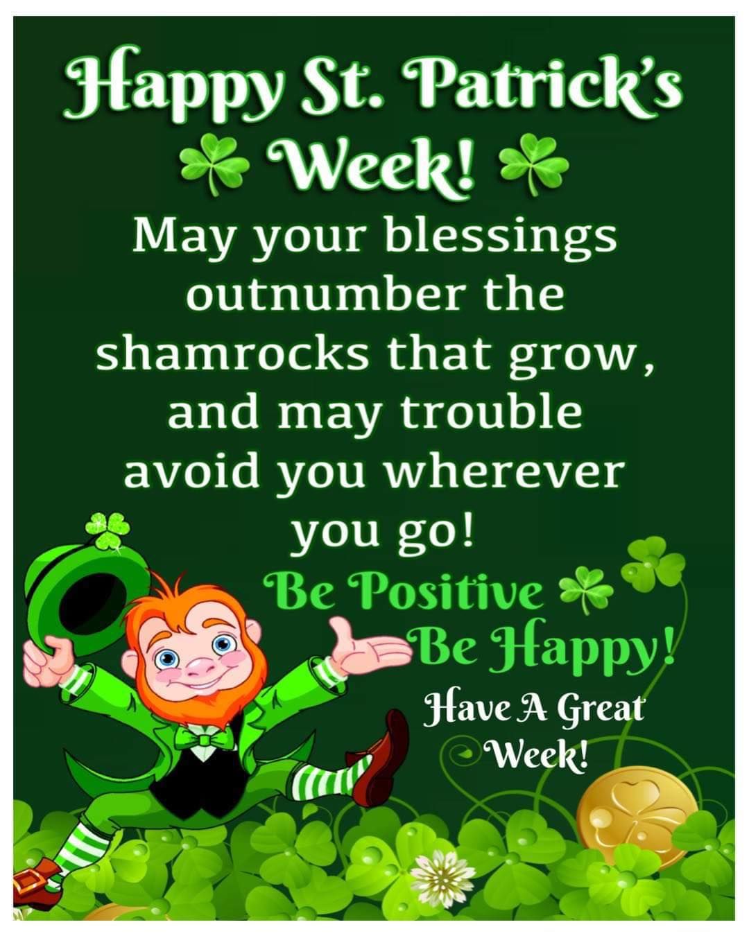 May Your Blessings Outnumber The Shamrocks That Grow And May Trouble ...