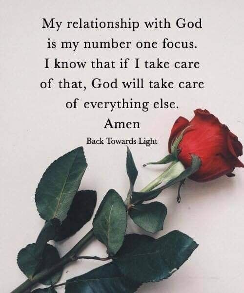My Relationship With God Is My Number One Focus. Pictures, Photos, and ...