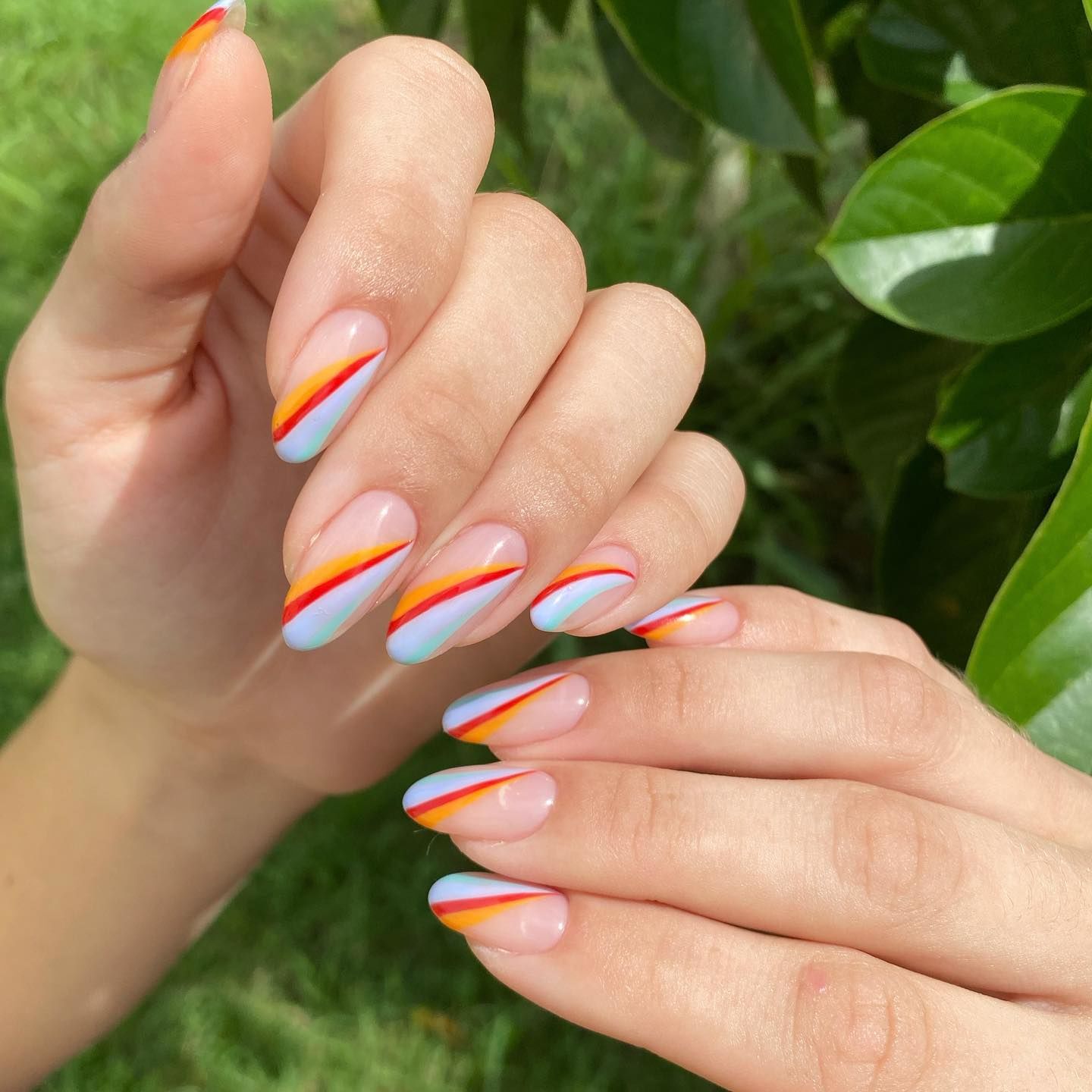 Multi Color Line Nails Pictures, Photos, and Images for Facebook ...