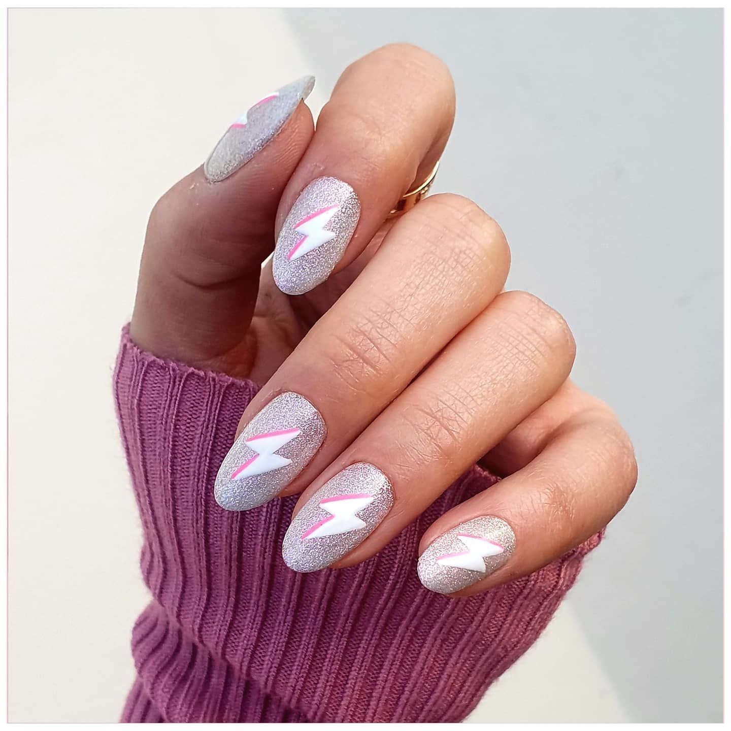 Silver Lightning Nails Pictures, Photos, and Images for Facebook ...