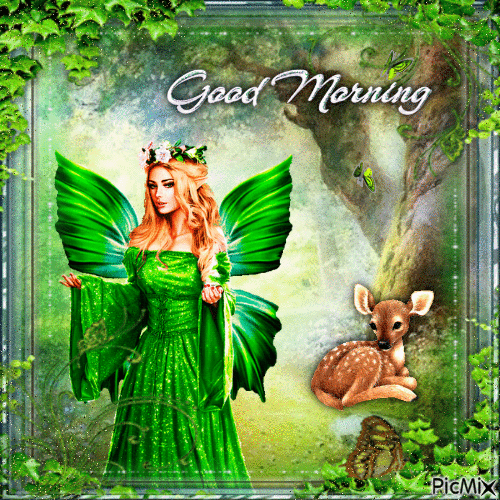 Good Morning Green Fairy Pictures, Photos, and Images for Facebook ...