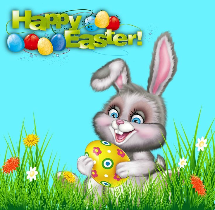 Happy Easter Bunny In Grass Pictures, Photos, and Images for Facebook ...