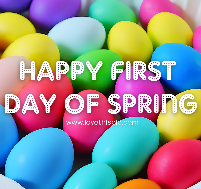 Colorful Eggs - Happy First Day OF Spring Pictures, Photos, and Images ...