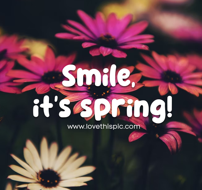 Smile It's Spring! Pictures, Photos, and Images for Facebook, Tumblr ...