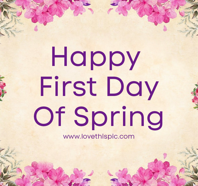 Happy First Day Of Spring Pictures, Photos, and Images for Facebook ...