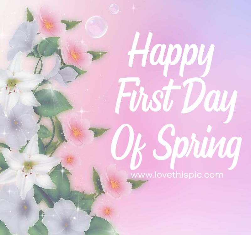 Beautiful First Day Of Spring Quote Pictures, Photos, and Images for ...
