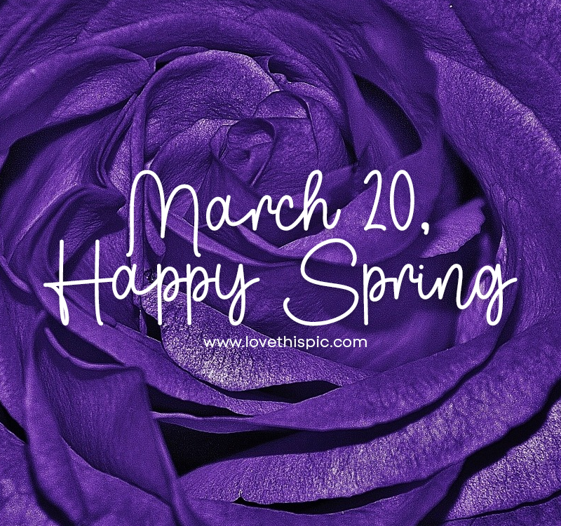 March 20 Spring Greeting Pictures, Photos, and Images for Facebook ...