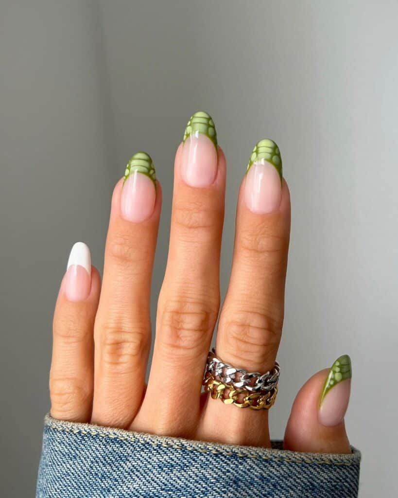 Croc French Tip Nail Ideas Pictures, Photos, and Images for Facebook ...