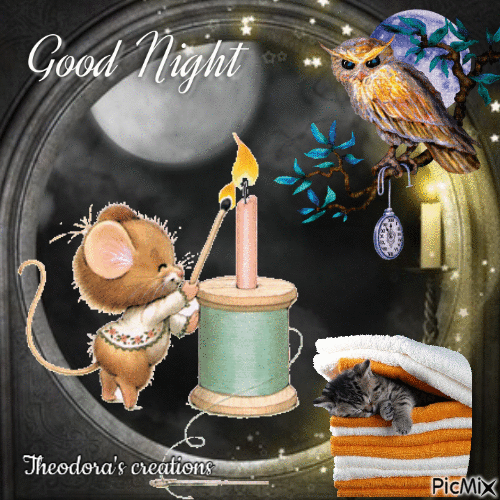 Owl And Mice Good Night Gif Pictures, Photos, and Images for Facebook ...