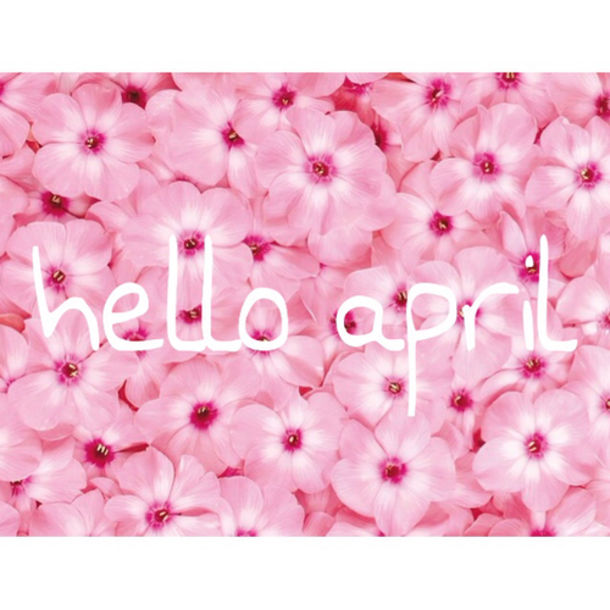 Hello April Pink Flower Greeting 2023 Pictures, Photos, and Images for ...