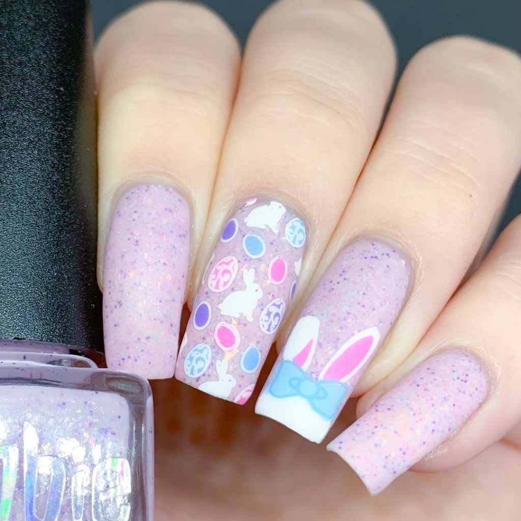 Large And Small Easter Bunnies On Nails Pictures, Photos, and Images ...