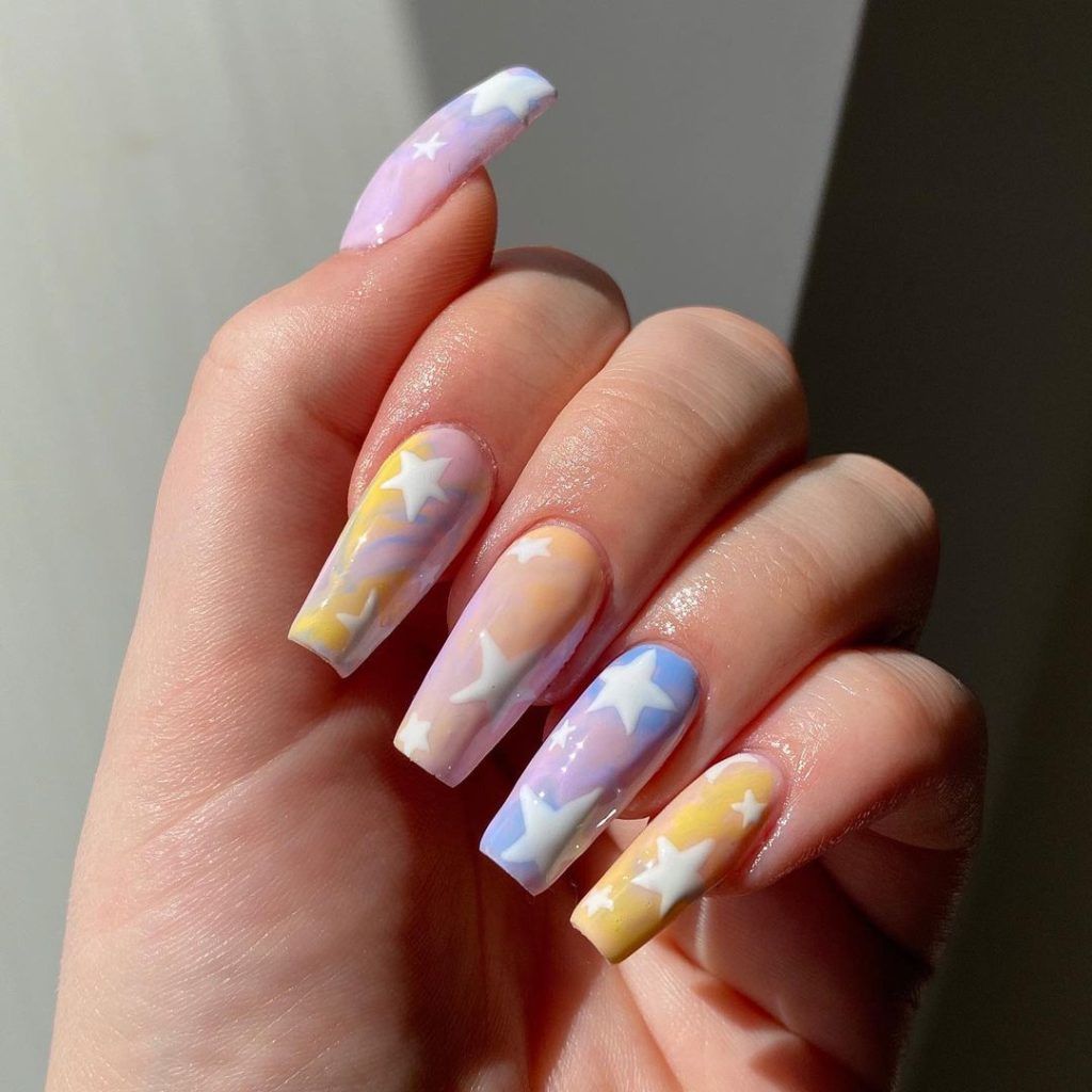 Long Easter Star Nails Pictures, Photos, and Images for Facebook ...