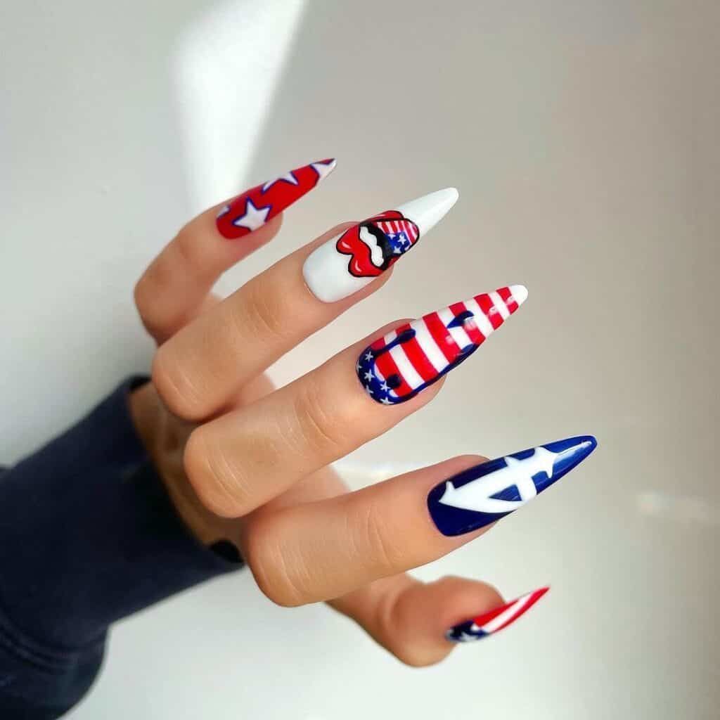 American 4th Of July Nails Pictures, Photos, and Images for Facebook ...