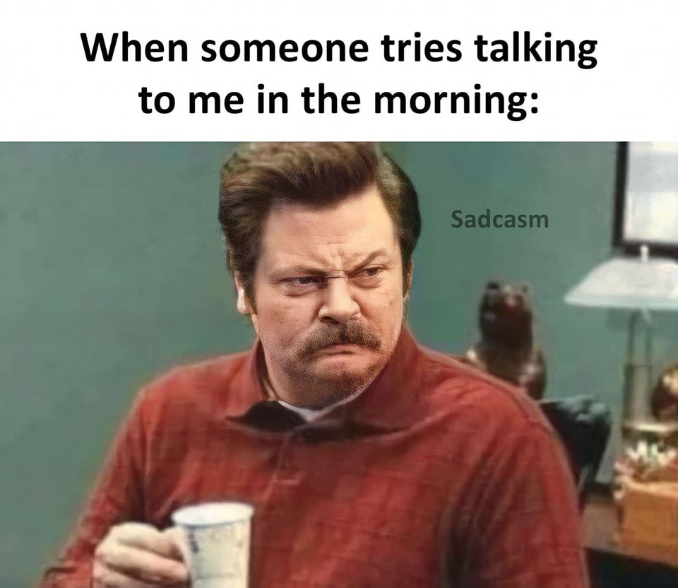 When Someone Tries Talking To Me In The Morning. Pictures, Photos, and ...