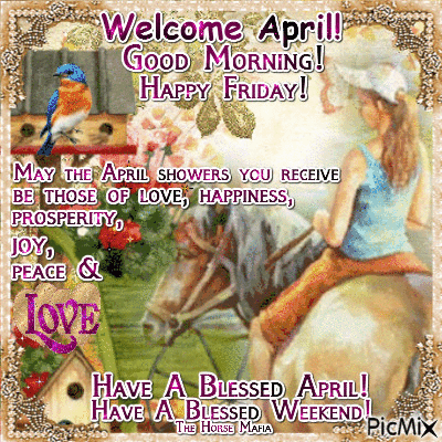 Welcome April, Good Morning! Pictures, Photos, and Images for Facebook ...