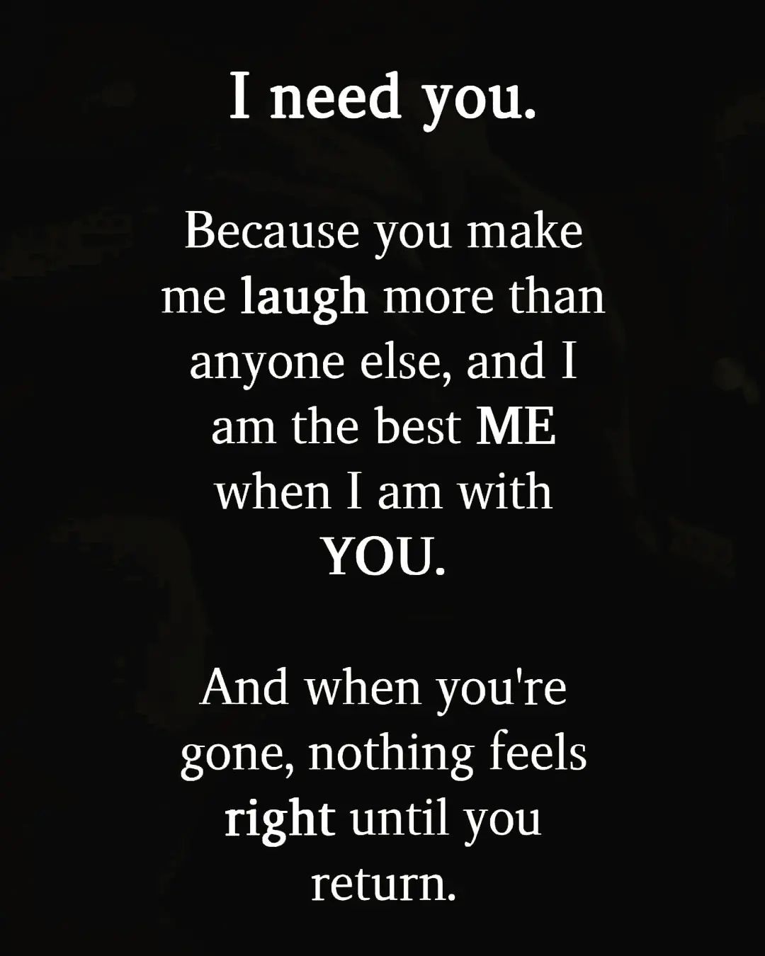 'I Need You' Love Message Pictures, Photos, and Images for Facebook ...