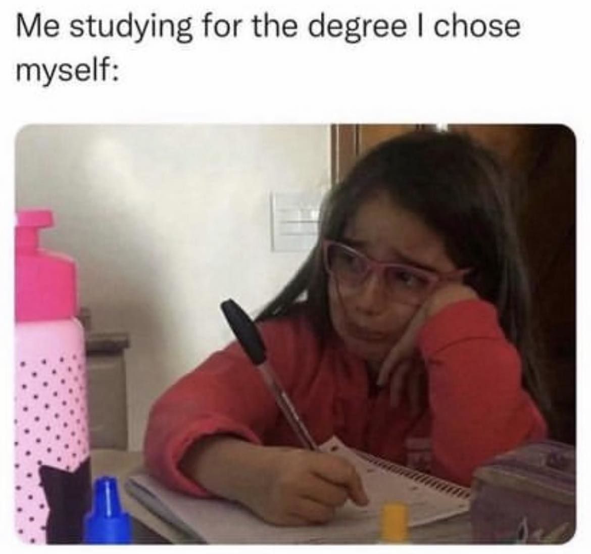 Me Studying For The Degree I Chose Myself. Pictures, Photos, and Images ...