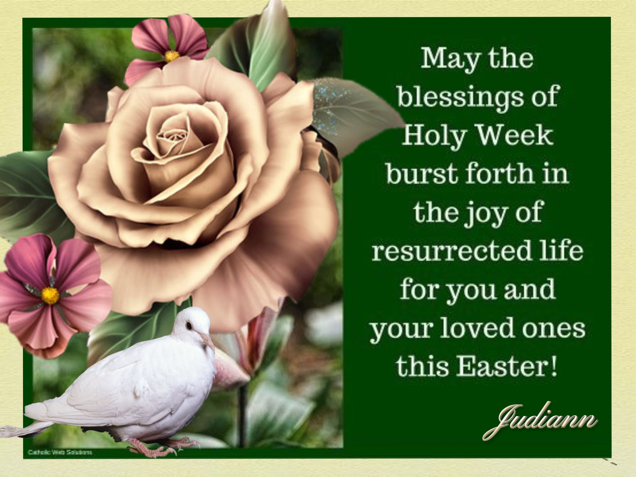 May The Blessings Of The Holy Week Burst Forth In The Joy Of The ...