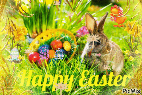 Happy Easter Brown Bunny Gif Pictures, Photos, and Images for Facebook ...