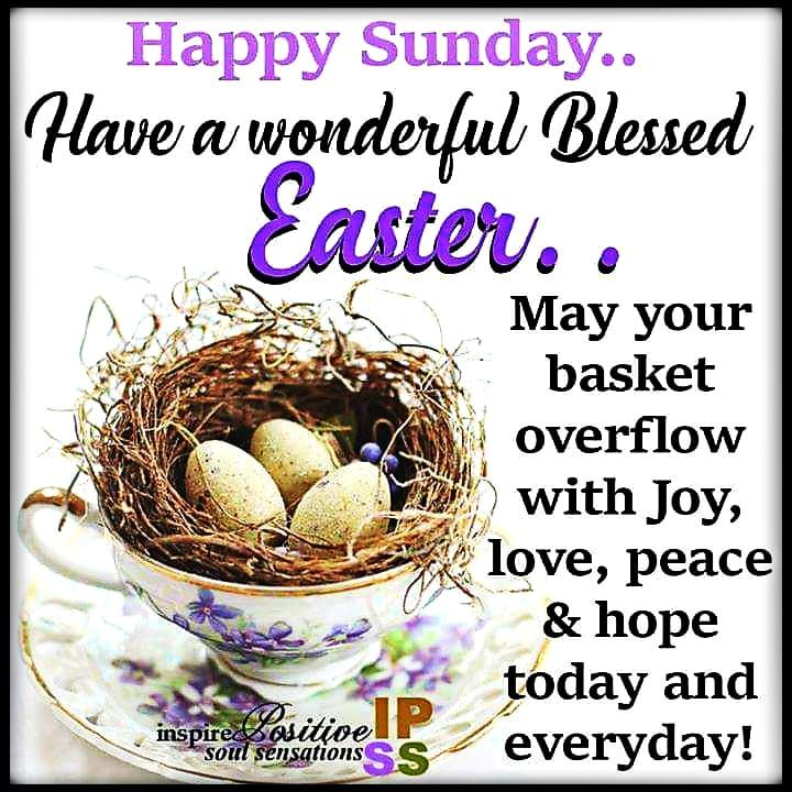 Happy Sunday & Wonderful Blessed Easter Pictures, Photos, and Images ...