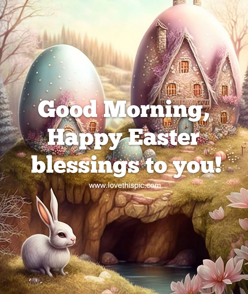 Good Morning, Easter Blessings To You! Pictures, Photos, and Images for ...