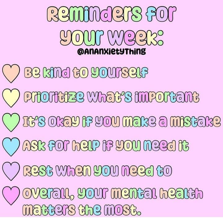 Reminders For Your Week Pictures, Photos, and Images for Facebook ...