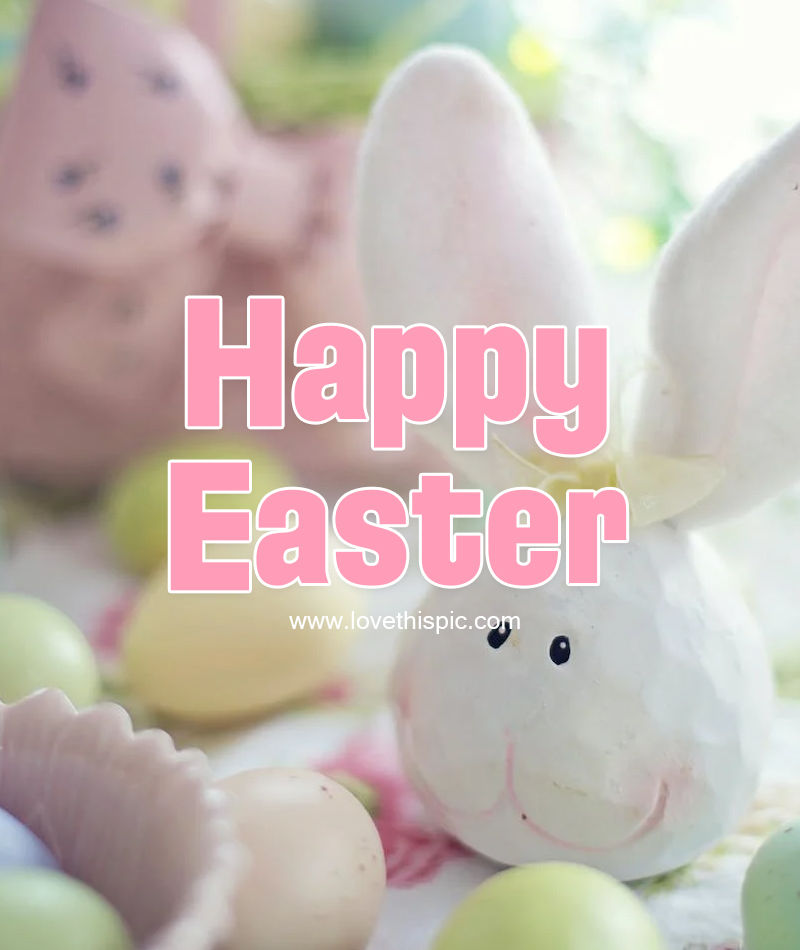 Rabbit Figurine - Happy Easter Greeting Pictures, Photos, and Images ...