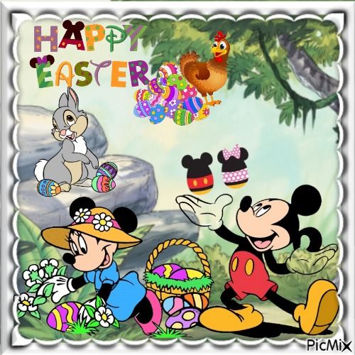 Happy Easter With Minnie & Mickey Pictures, Photos, and Images for ...