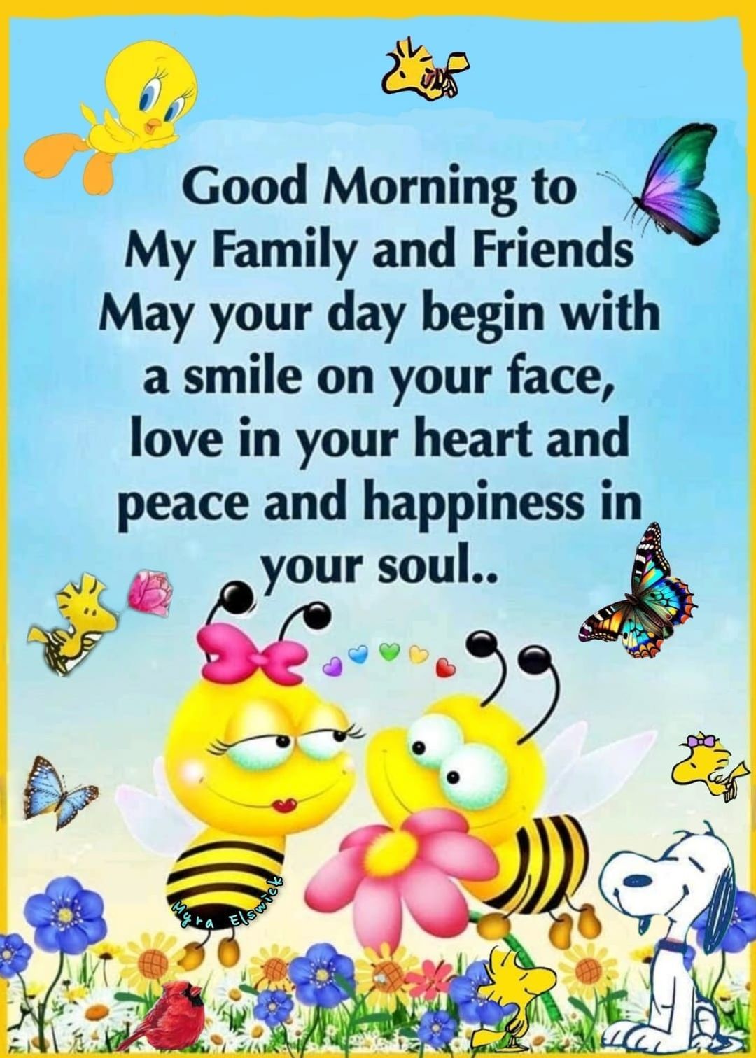 Morning Greeting To Family And Friends. May Your Day Begin With A Smile ...