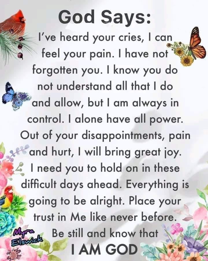 God Says... Pictures, Photos, and Images for Facebook, Tumblr ...