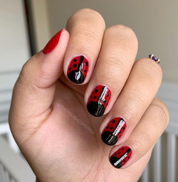 Lady Bug Nails Pictures, Photos, and Images for Facebook, Tumblr ...