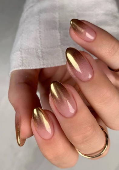 Gold Ombre Nails Pictures, Photos, and Images for Facebook, Tumblr ...