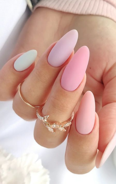 The Perfect Matte Pastel Nails Pictures, Photos, and Images for ...