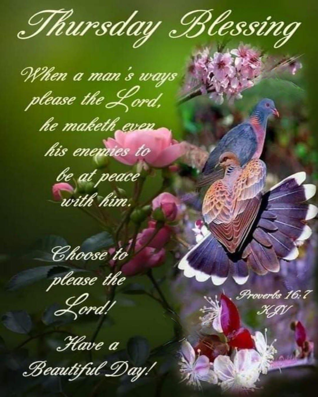 Thursday Blessing: When A Man's Ways Please The LORD, He Maketh Even ...