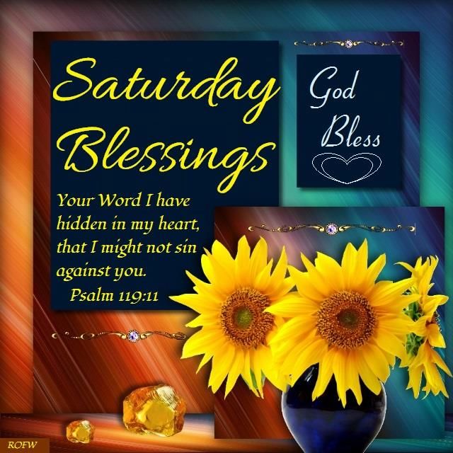 Saturday Blessings With Sunflowers Pictures, Photos, and Images for ...