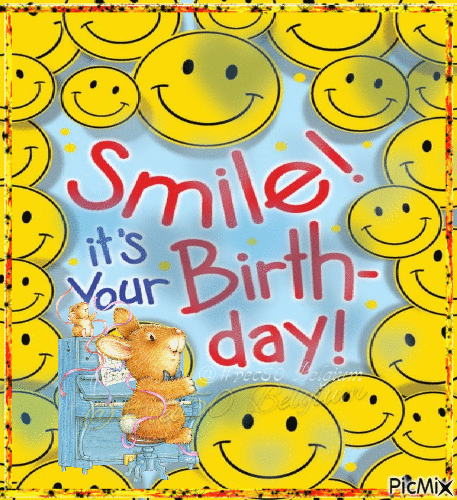 Birthday Smiley Gif