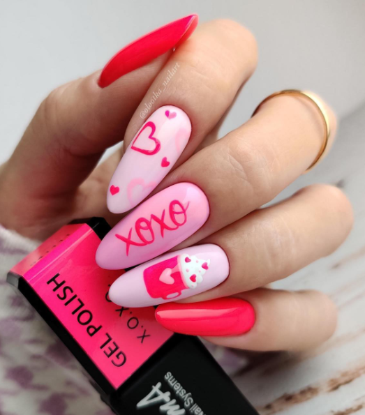Hot Chocolate, Love, XOXO Pink Nails Pictures, Photos, and Images for ...